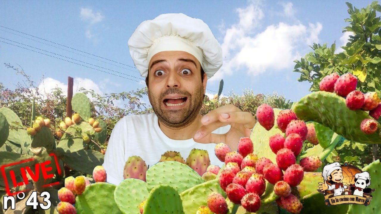 Como limpian las tunas sin pincharse!! Directa livestream Cocina con ...