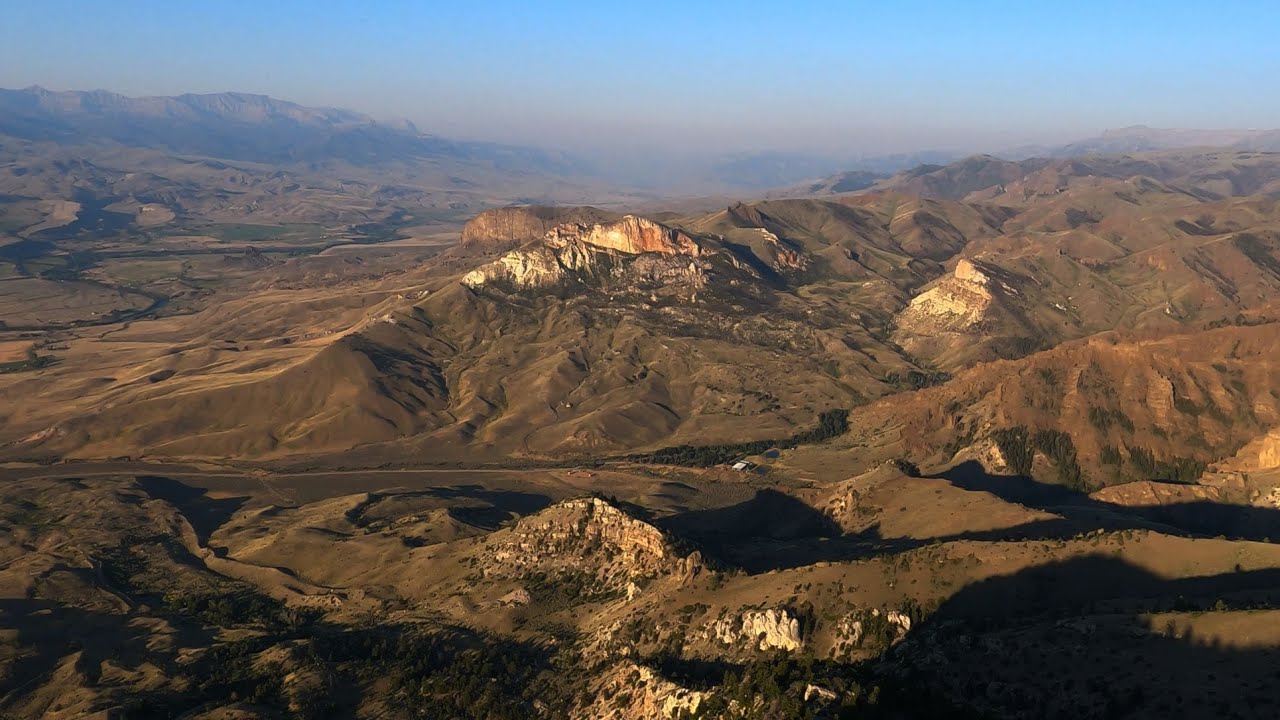 Early morning over the Big Hat Ranch - YouTube