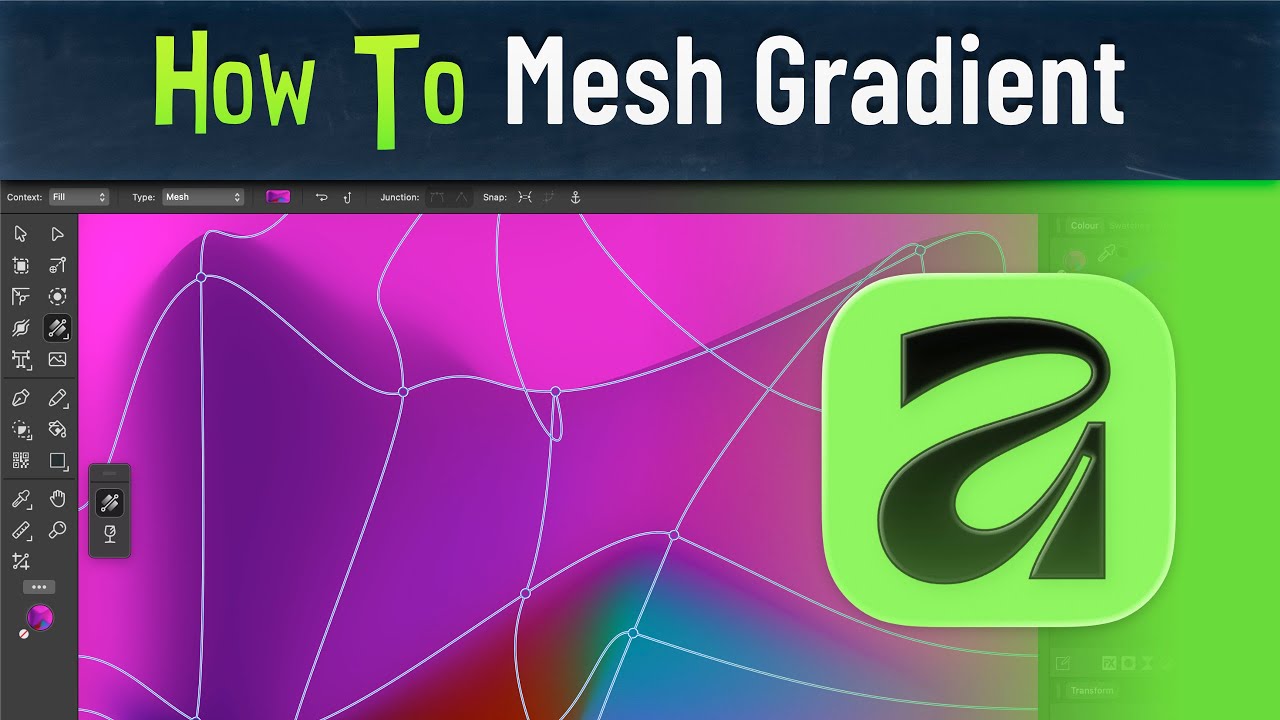How to Use Mesh Gradients in Affinity by Canva (Step-by-Step) - YouTube