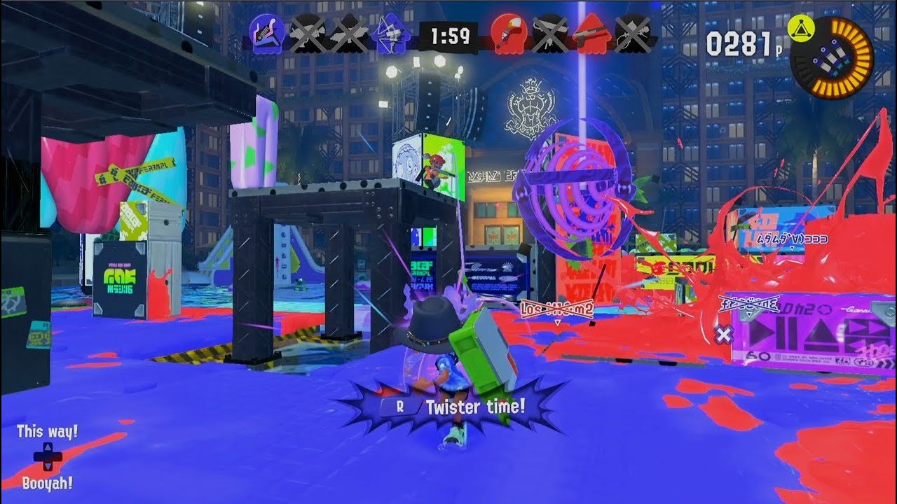 Splatoon 3 Splatfest World Premiere Slosher Gameplay - YouTube