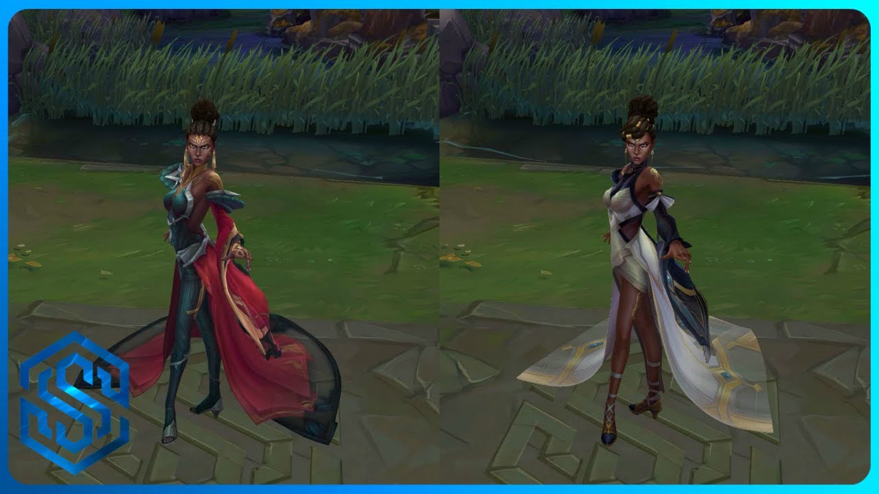 Arcane Councilor Mel vs Original Base Mel Skin Model Comparison - YouTube