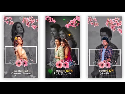 Song Lyrics Whatsapp Status Video Editing in Inshot Tamil | Colourful Lyrics Video Editing Tutorial