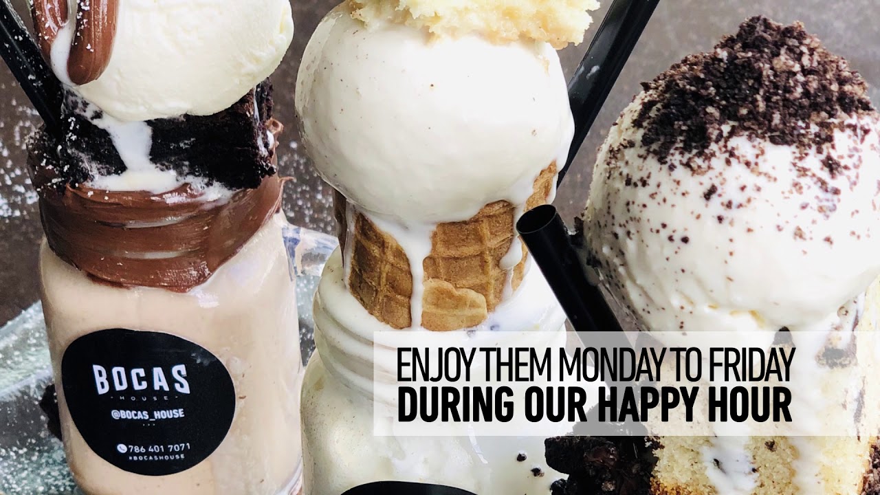 Bocas House - Mini Milkshakes - YouTube