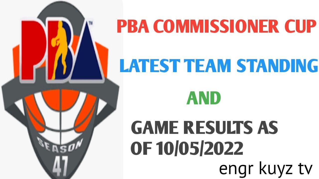 Latest pba team standing /game results as of 10/05/2022 - YouTube