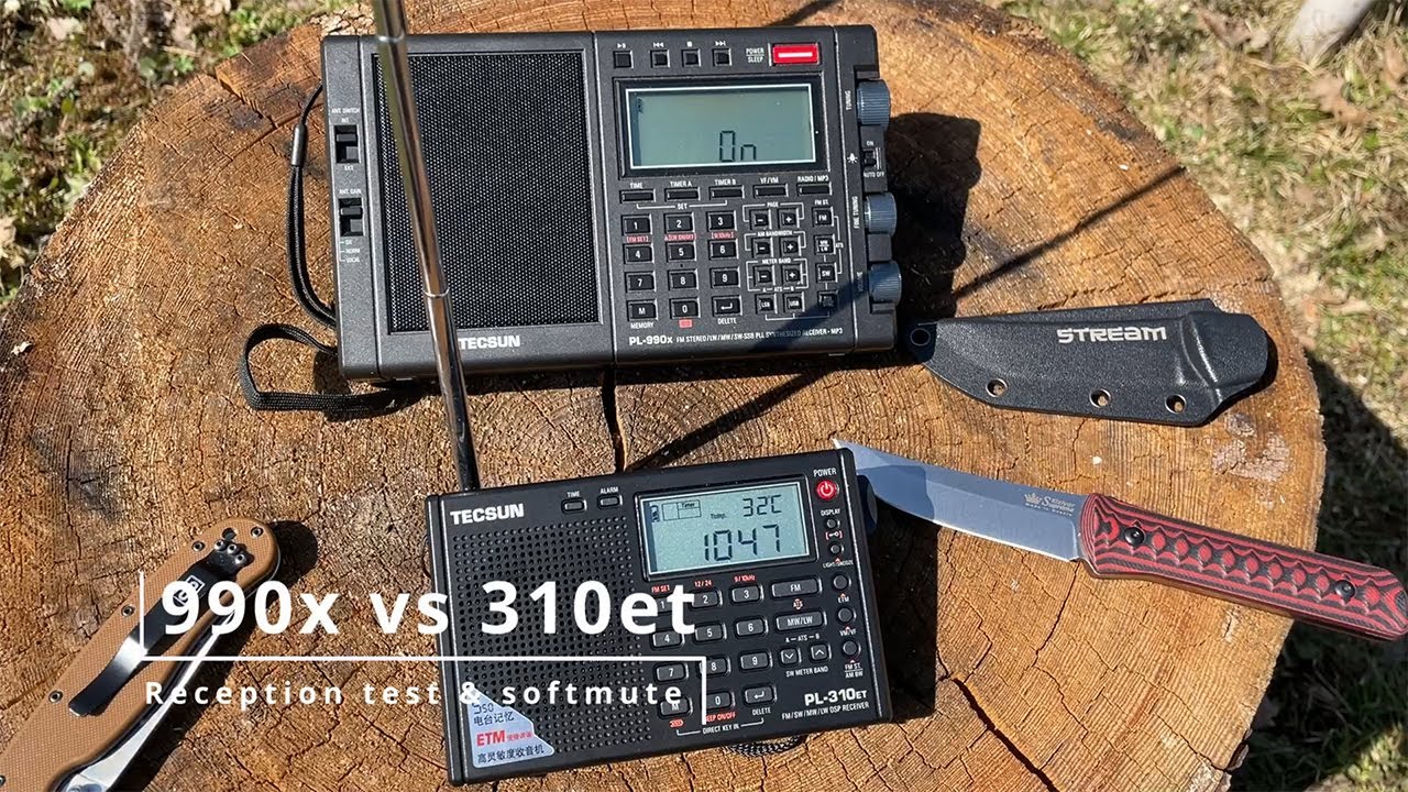 Tecsun PL-990x vs Tecsun PL-310et. Reception test & softmute. - YouTube