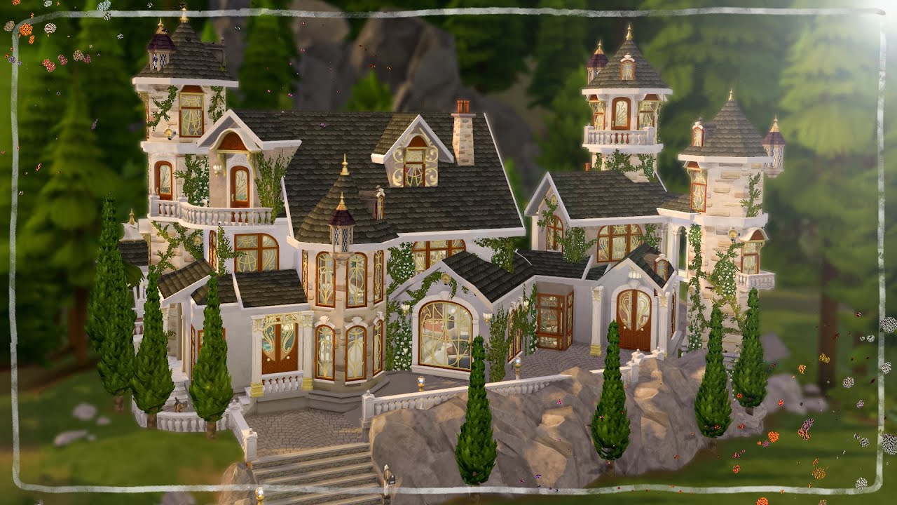Spellcaster Towers ~ The Sims 4 Speed Build - YouTube