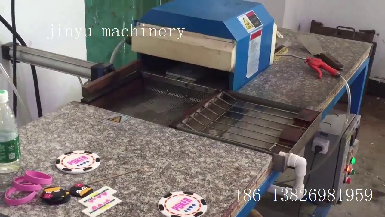 pvc cup coaster making machine, pvc cup mat dispenser machine - YouTube