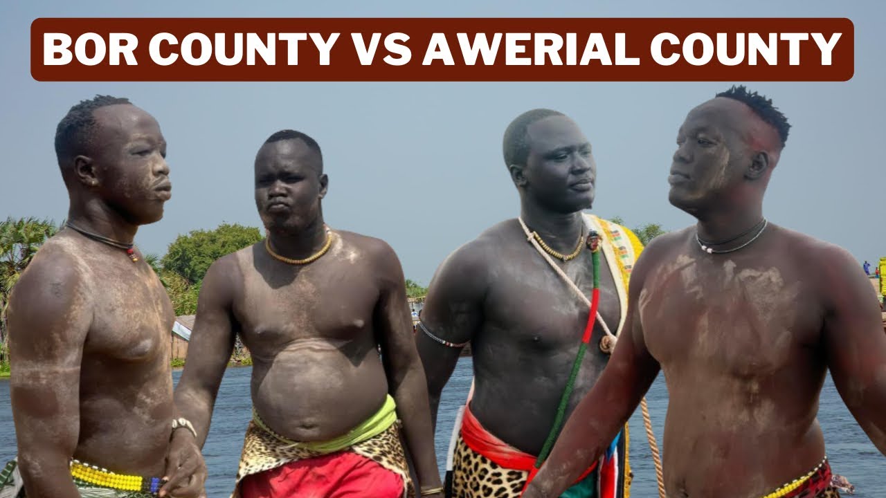 Bor County Vs Awerial County | South Sudanese Wrestling Akol Agok ...