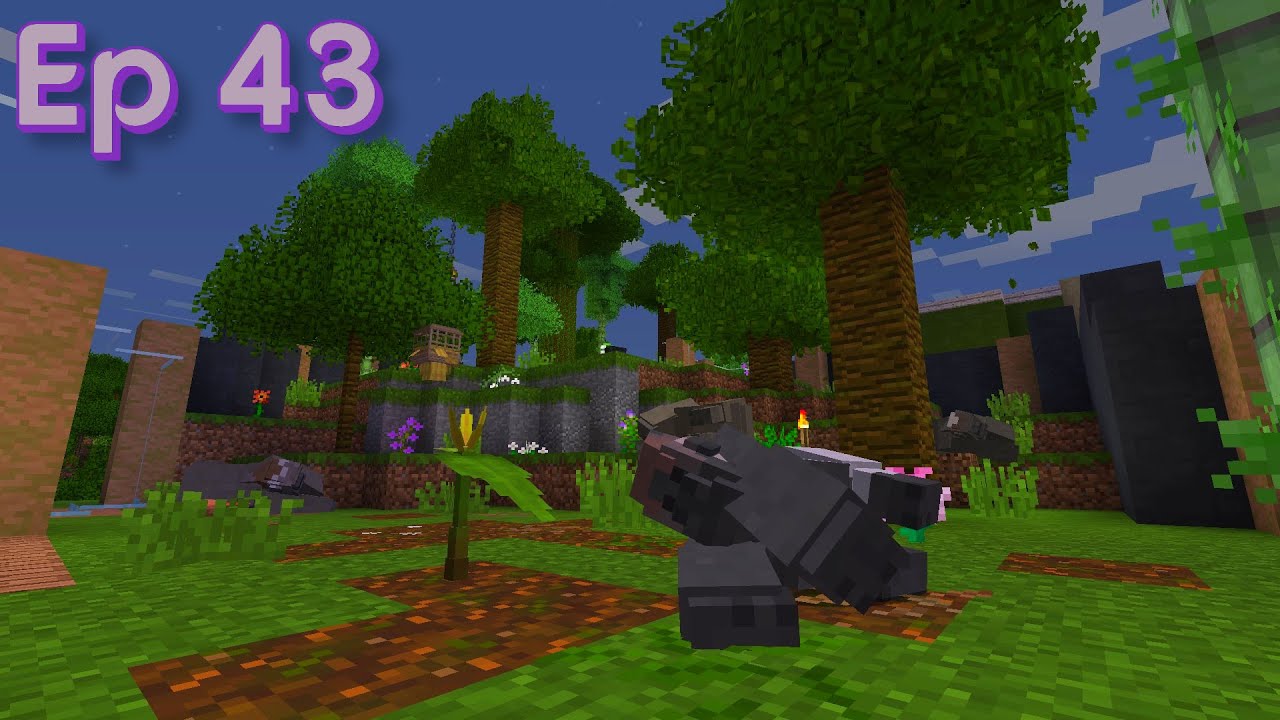 Building My Dream Zoo in Minecraft Ep 43 | Gorilla Gardens - YouTube