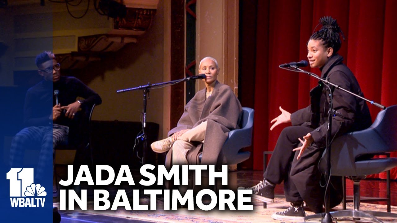 Jada Pinkett Smith visits Baltimore alma mater - YouTube