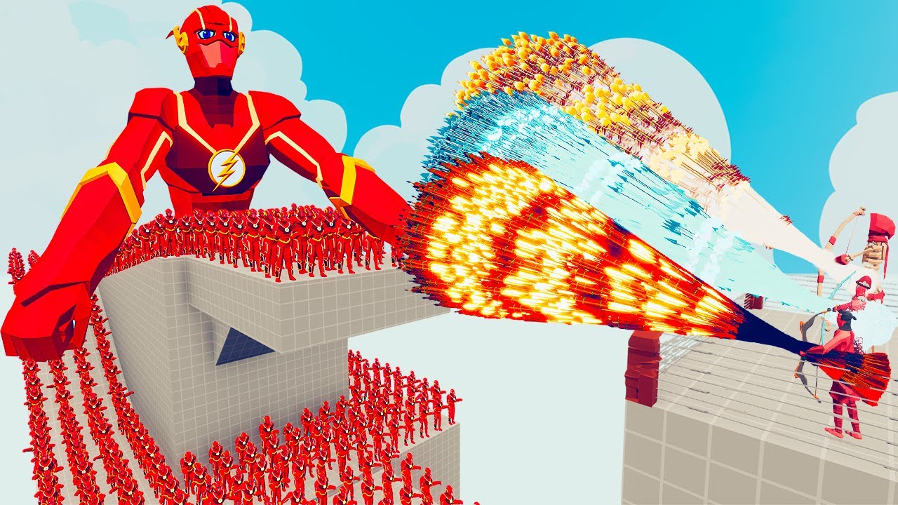 100x FLASH + 2x GIANT vs 3x EVERY GOD - Totally Accurate Battle ...