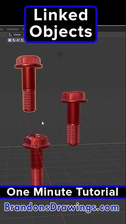 Create Linked Objects in Blender (Tutorial) #SHORTS - YouTube