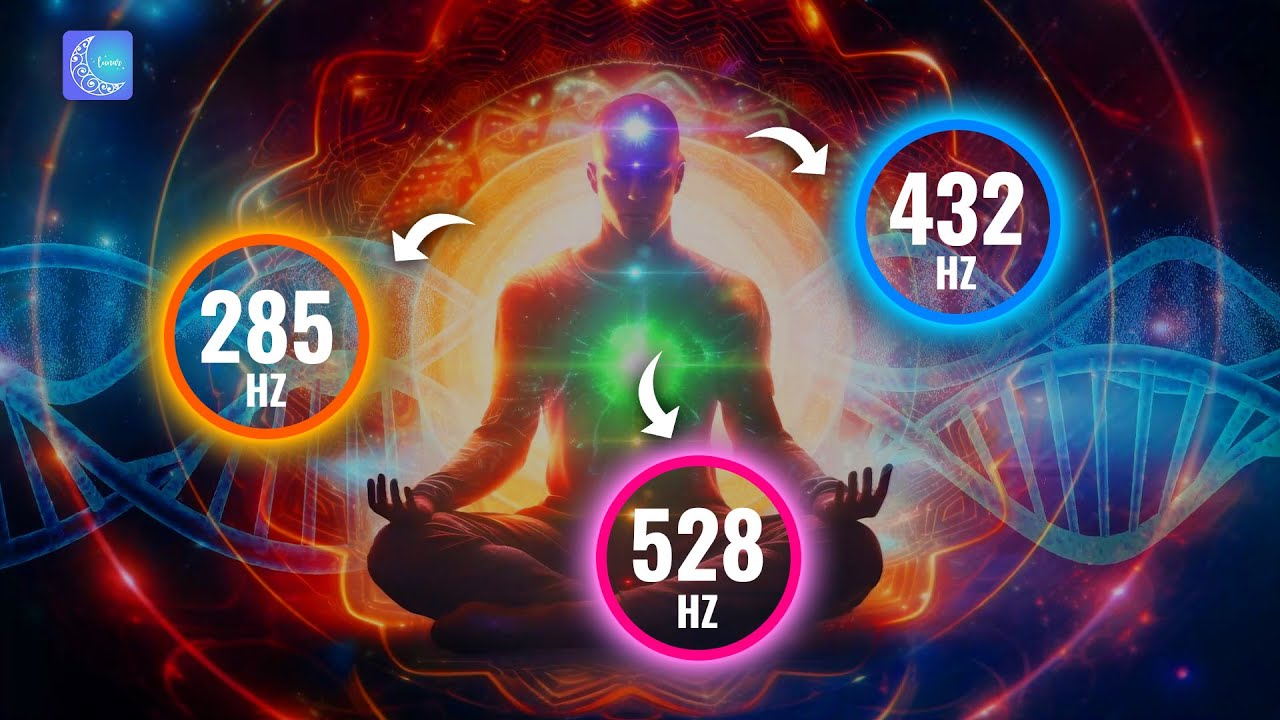 Listen Loudly for 5 Minutes - 285 Hz + 432 Hz + 528 Hz - Full Body and ...