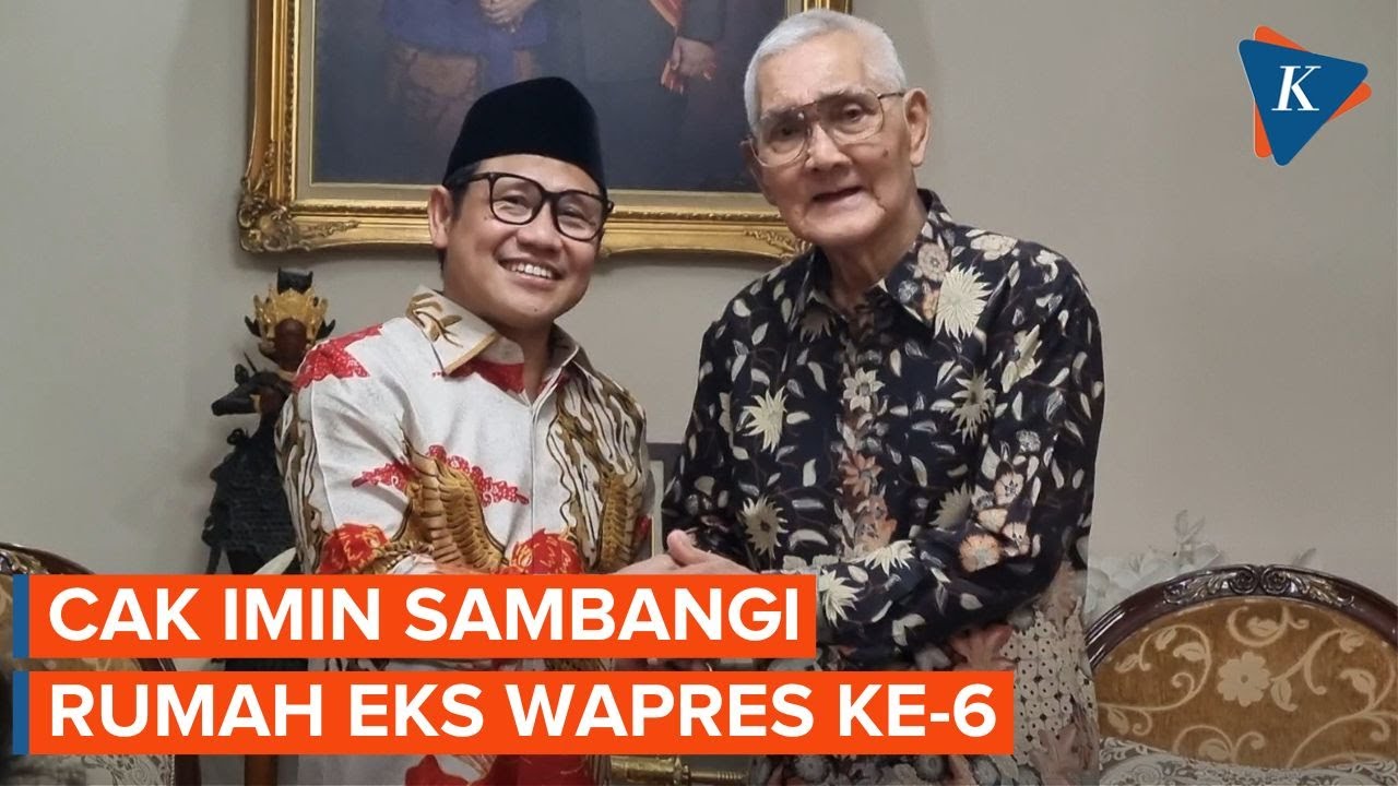 Safari Politik, Cak Imin Sambangi Kediaman Wapres Ke-6 RI Try Sutrisno - YouTube