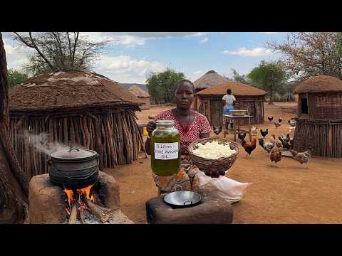 How We Made Pure Virgin Avocado Oil & 3Kg  of Cottage Cheese in Our African Home