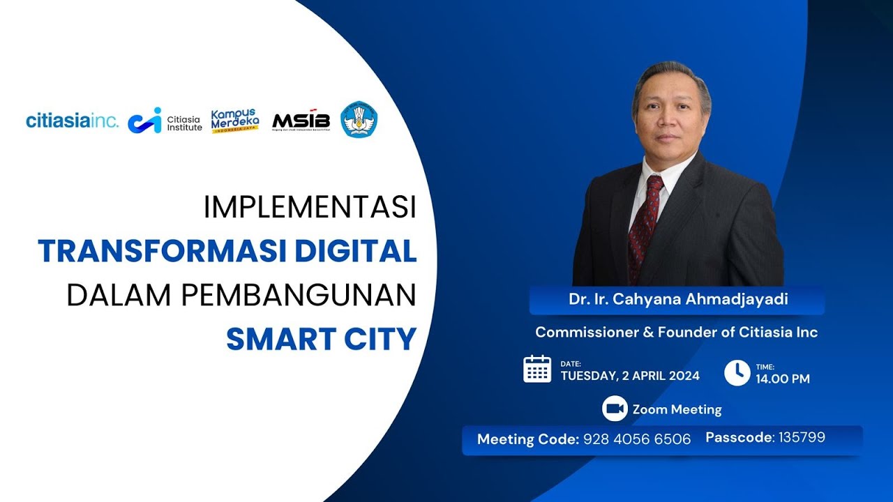 Implementasi Transformasi Digital Dalam Pembangunan Smart City - YouTube