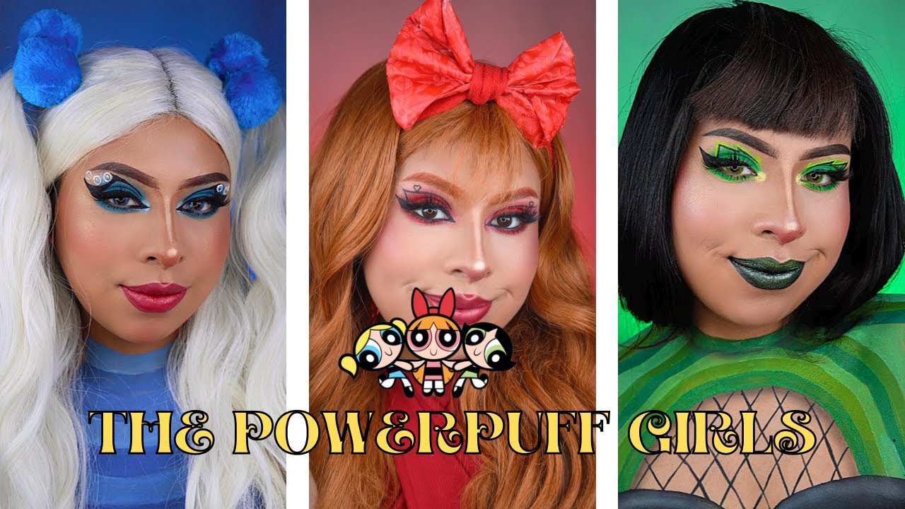 The powerpuff girls makeup - YouTube
