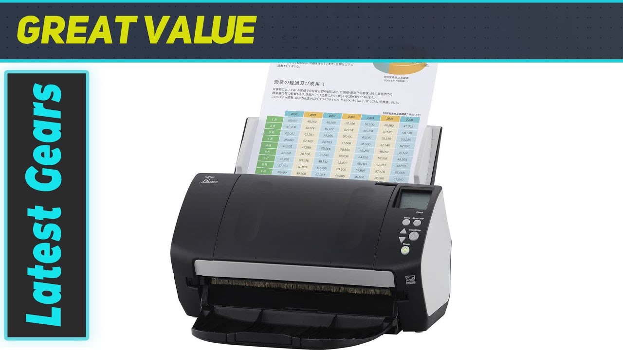 FUJITSU FI-7160: Fastest Desktop Scanner? - YouTube