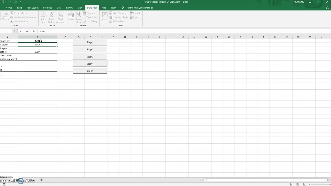 How to do a HIRE PURCHASE SCHEDULE (sum of digit method) in 1 MINUTES ...