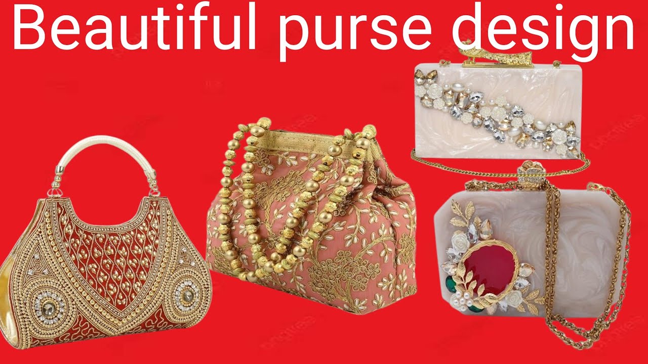 New design most beautiful design purse | latest purse | bridal purse ...