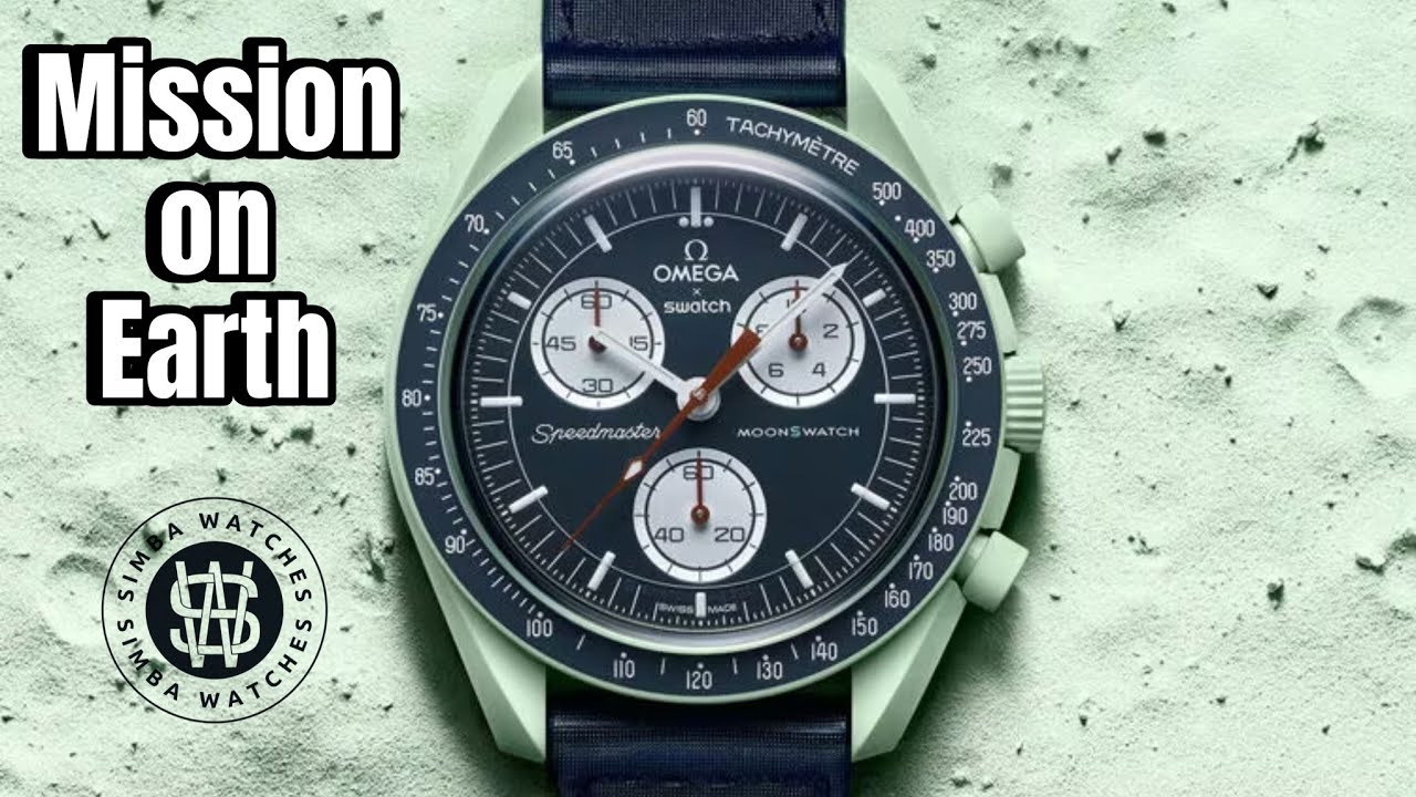 Omega X Swatch 🥇Mejor réplica Moonswatch Mission on Earth. | Unboxing ...