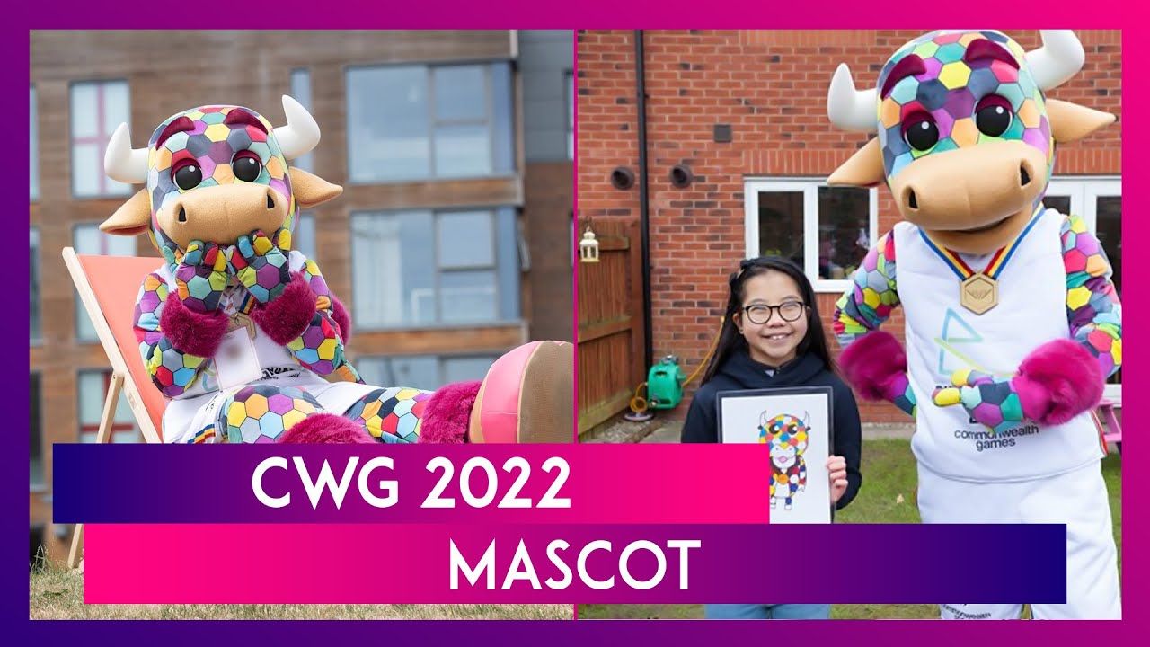 Meet CWG 2022 Mascot Perry the Bull - YouTube