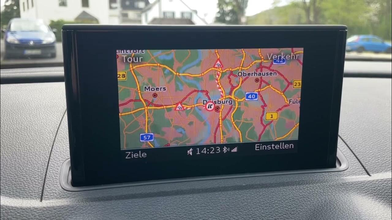Navi (Navigation, Navigationssystem) im MMI bedienen Audi A3/S3 ...