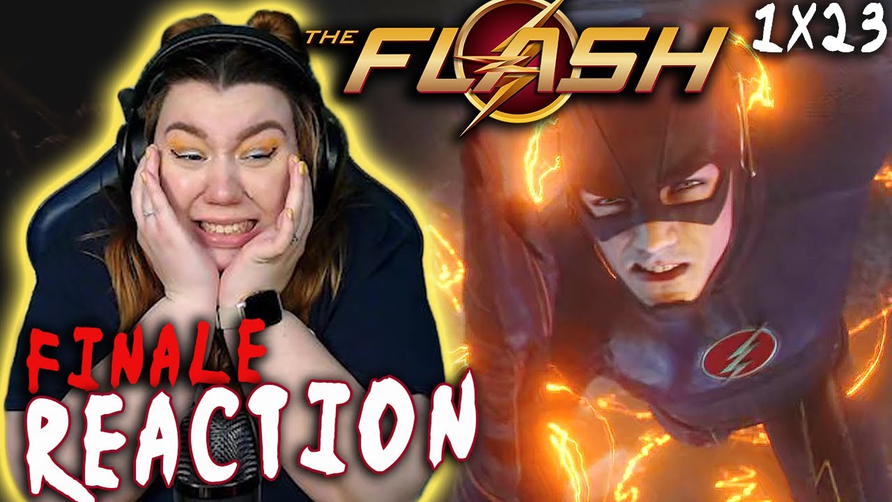 The Flash 1x23 FINALE REACTION! "Fast Enough" - YouTube