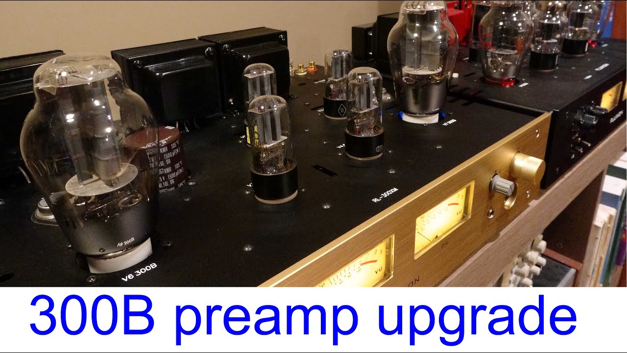 300B tube preamp Power Transformer upgrade, Sound demo ; FLUXION RL ...