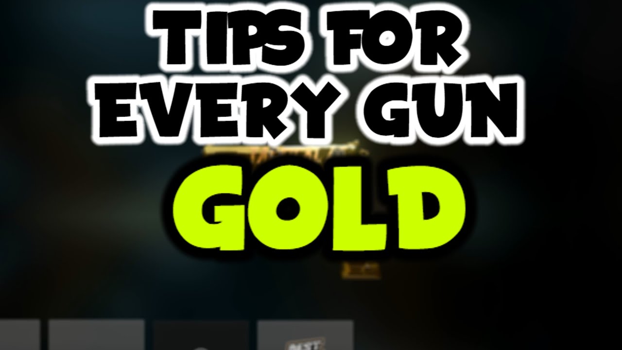 TIPS HOW TO GET EVERY GUN GOLD IN MW2 AS FAST AS POSSIBLE! - YouTube