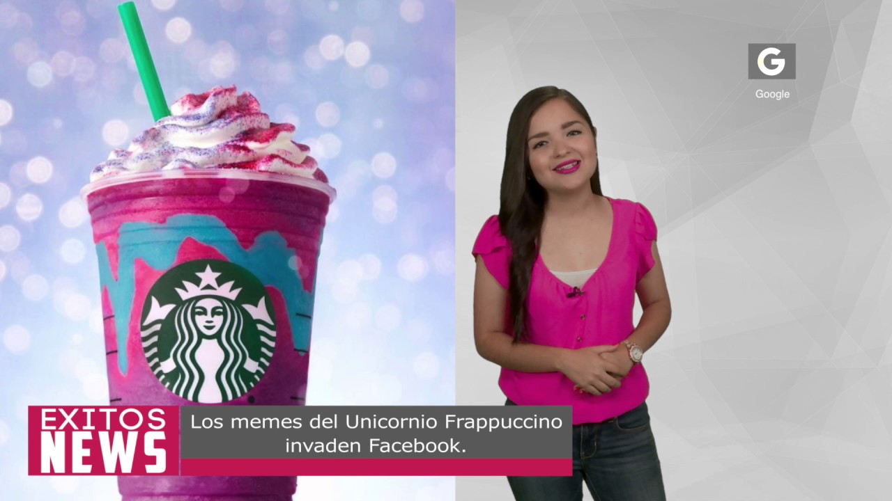 Los memes del Unicornio Frappuccino invaden Facebook - YouTube