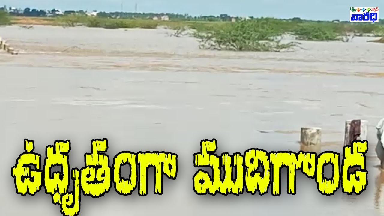 ఒంగోలు-కరవది మధ్యలో ఉధృతంగా ప్రవహిస్తున్న ముదిగొండ వాగు | Overflow ...