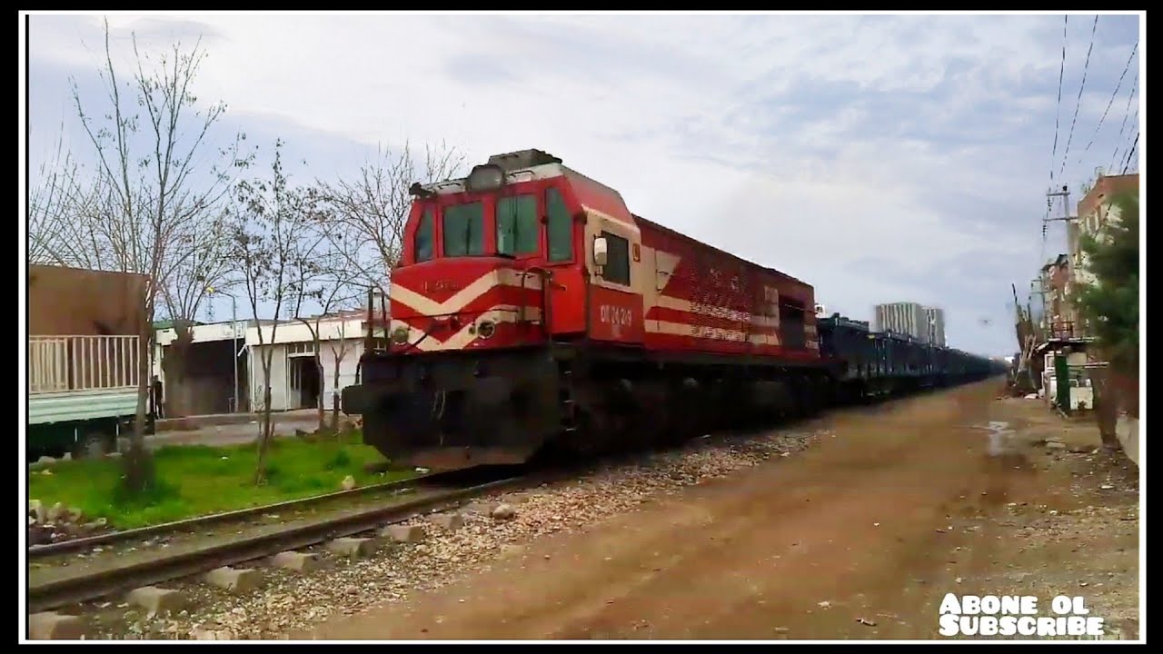 TCDD - DE 24 219 YÜK TRENİ [FREIGHT TRAIN] - YouTube