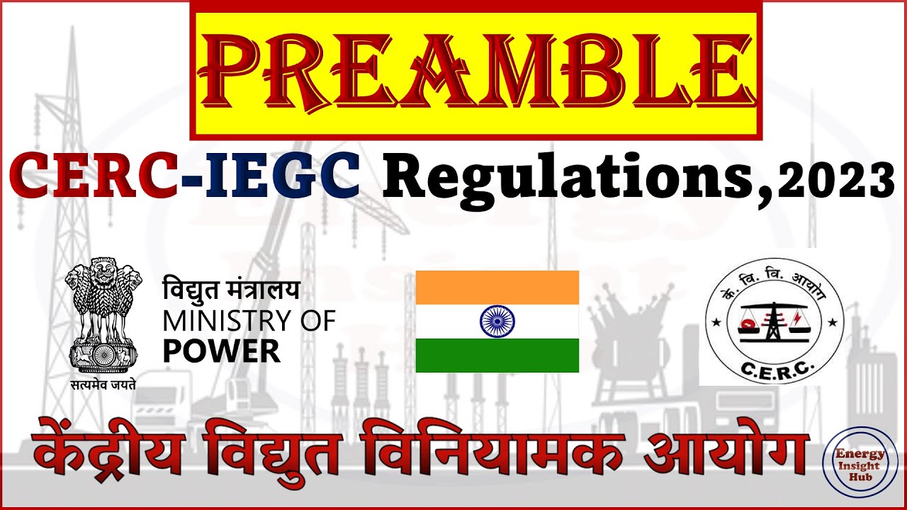 PREAMBLE : CERC-IEGC Regulations,2023 in Q&A format. - YouTube