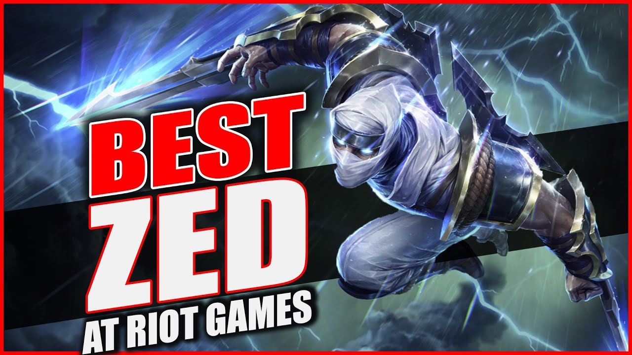 RIOT MIKOUZ - NUMBER 1 RANKED ZED AT RIOT - Zed Highlights #1 - YouTube