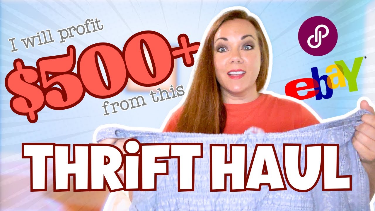 Thrift Store Shopping for a Profit. Reselling Clothes on eBay ...