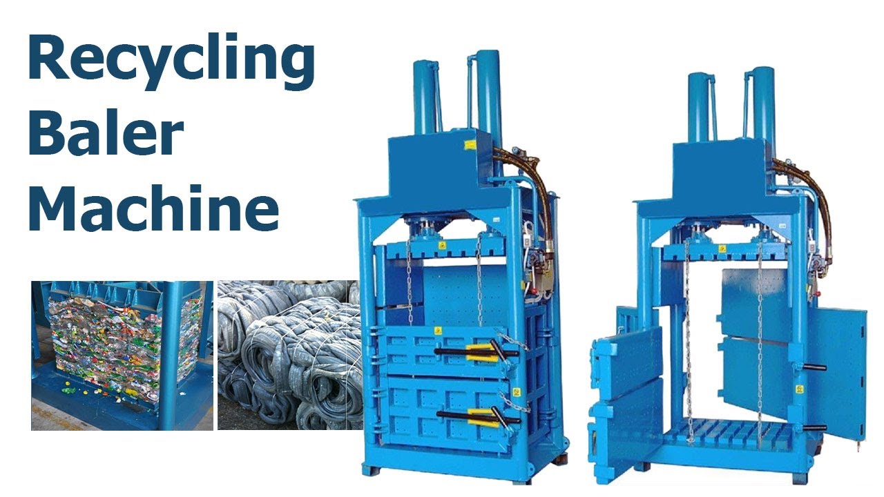 Efficient hydraulic vertical baler/ How To Make A Perfect Waste Bale ...