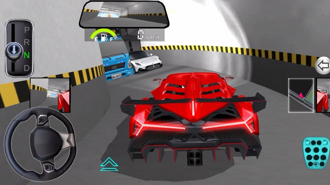 Brand New OrangeColor Car Is Ready For Parking - 3d Driving Class (IOS ...