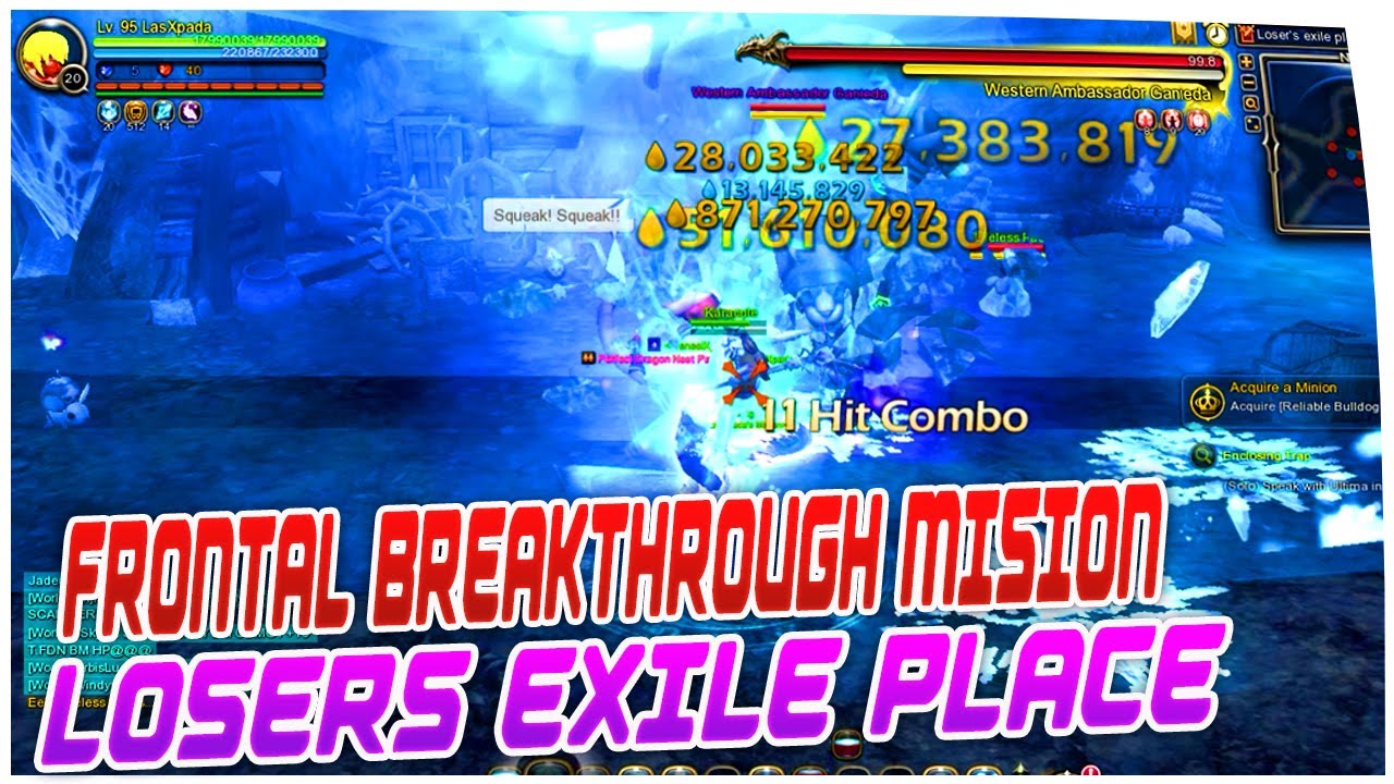Frontal Breakthrough Mission Losers Exile Place Dragon Nest SEA - YouTube