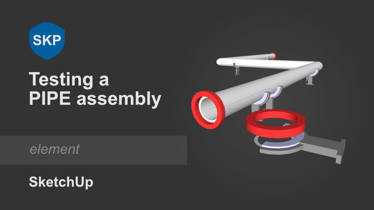 Testing a pipe assembly in Profile Builder | SketchUp - YouTube