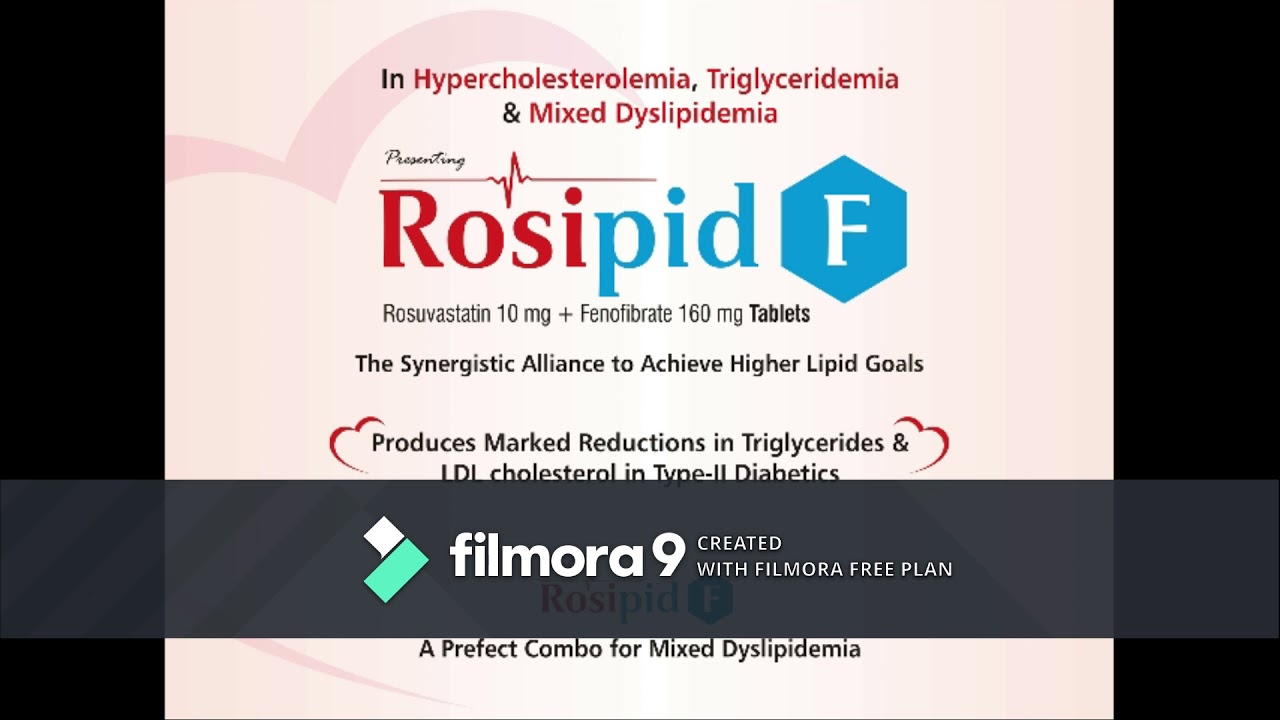 Rosipid F Tab CARDIA RANGE - YouTube