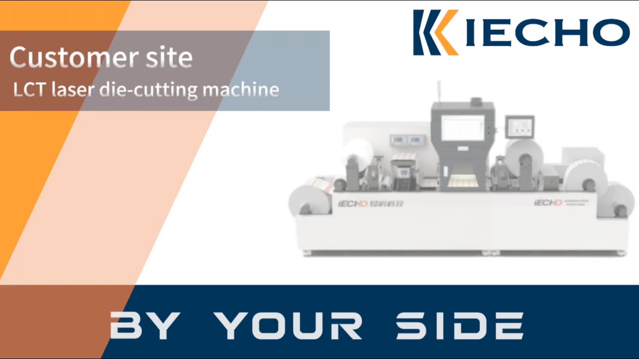 Customer site——LCT laser die-cutting machine - YouTube