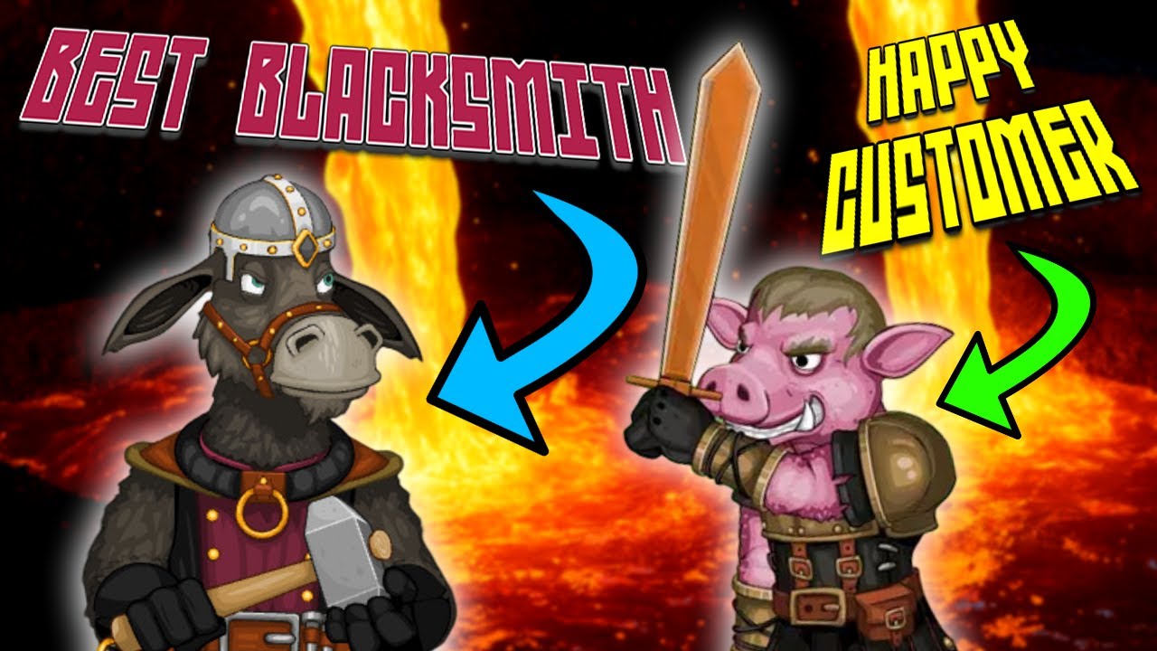 Becoming the best BLACKSMITH! | Jacksmith Flash Game - YouTube