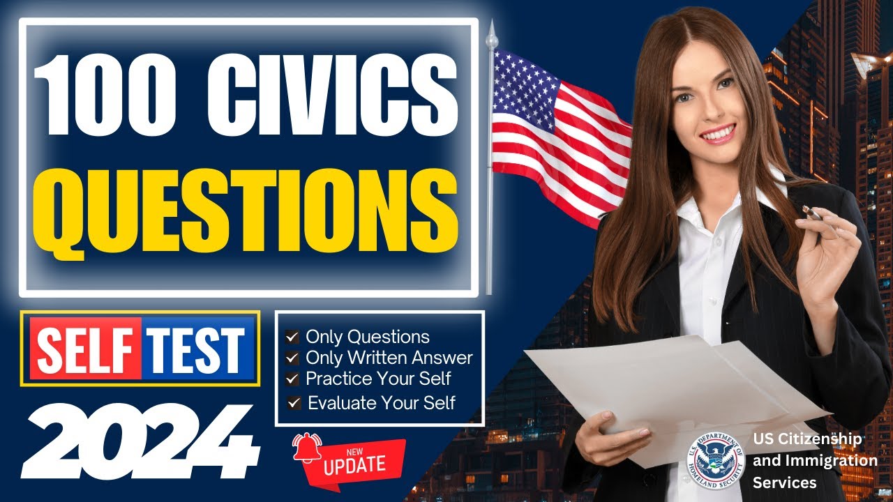 NEW! Self Test 100 Civics Questions and Answers (One & Easy Answers ...