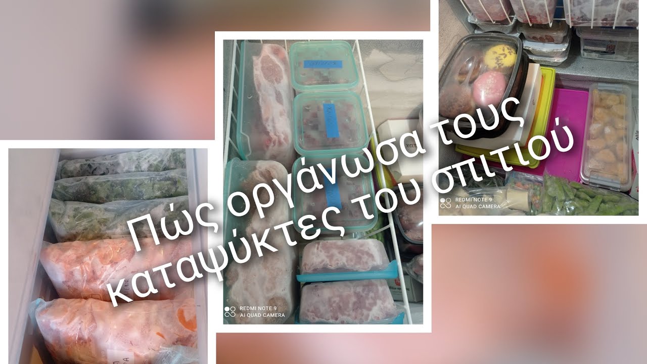 ιδέες και λύσεις πώς να οργανώσετε τον καταψύκτη/προετοιμασία γευμάτων ...