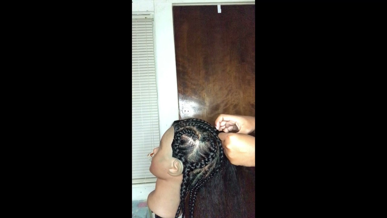 How to do scalp braids ‼️ - YouTube