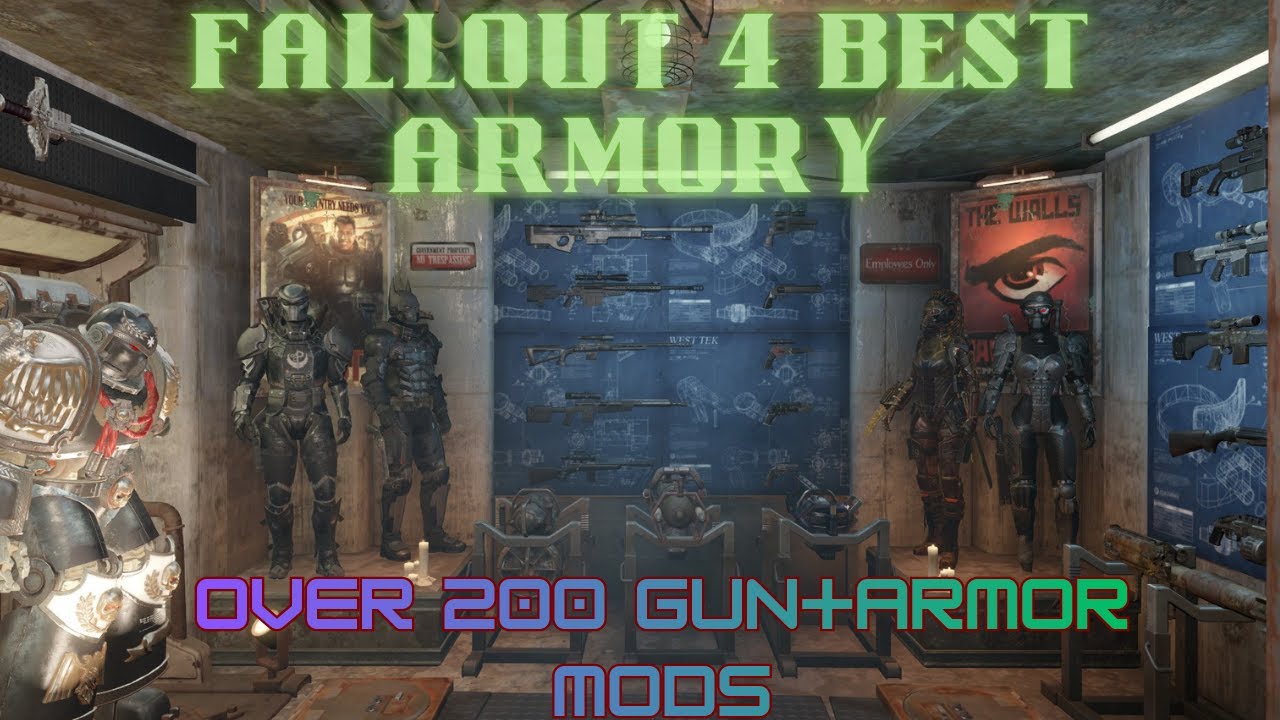 Fallout 4 Best Armory Base - YouTube
