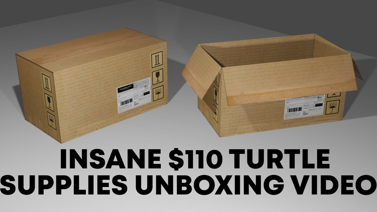 Unboxing $110 worth of turtle supplies **INSANE** - YouTube