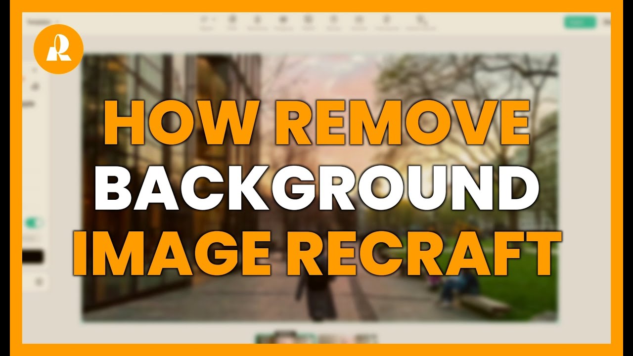How to remove the background of an image with RECRAFT - Transparent ...