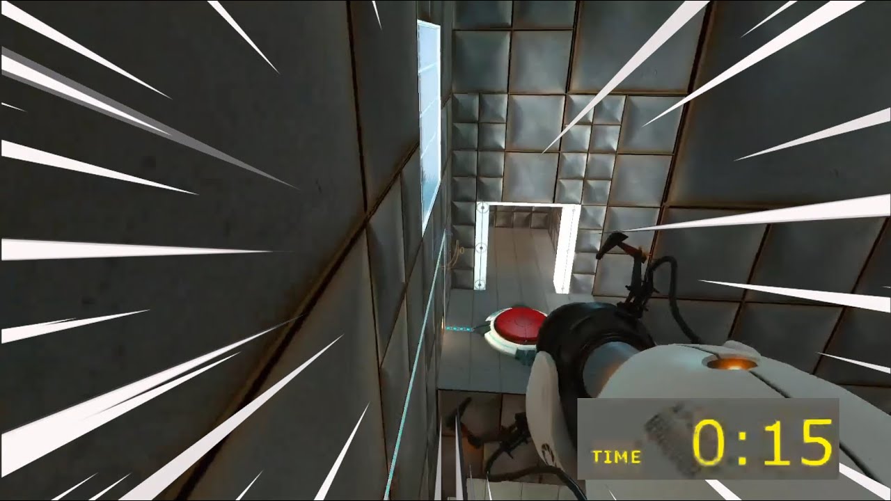 Speedrunning Portal Levels but Only the Best Runs - YouTube